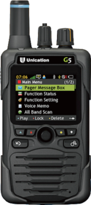 Unication G5 Dual Band P25 Voice Pager – Fera Comm